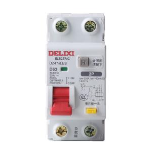 DELIXI(德力西)DZ47sLES系列小型漏电保护断路器DZ47sLES 上进线 2P D型 63A 100mA DZ47SLES2D63R100'【价格 采购 图片】-立创MRO工业品