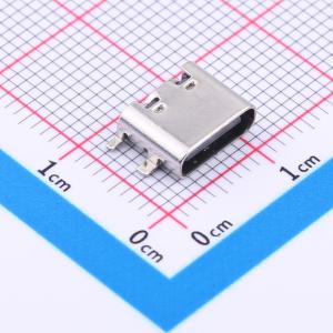 HC-TYPE-C-6P-01QT中文资料_最新报价_数据手册下载_HCTL(华灿天禄)-USB连接器-立创商城