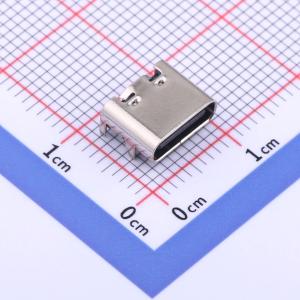 HC-TYPE-C-6P-01A中文资料_最新报价_数据手册下载_HCTL(华灿天禄)-USB连接器-立创商城