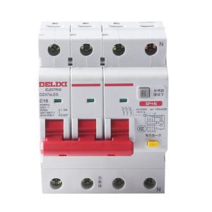 DELIXI(德力西)DZ47sLES系列小型漏电保护断路器DZ47sLES 上进线 3P+N（N极直通） C型 16A 100mA DZ47SLES6C16R100'【价格 采购 图片】-立 ...