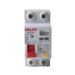 DELIXI(德力西)DZ47sLES系列小型漏电保护断路器DZ47sLES 上进线 2P C型 10A DZ47SLES2C10'【价格 采购 图片】-立创MRO工业品