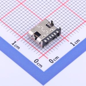HC-TYPE-C-6P-01A中文资料_最新报价_数据手册下载_HCTL(华灿天禄)-USB连接器-立创商城