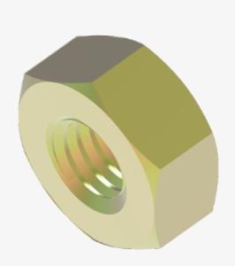 TBF(天宝) 六角螺母 GB52 M12X1.75 彩锌 袋装【价格 采购 图片】-立创MRO工业品