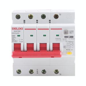 DELIXI(德力西)DZ47sLES系列小型漏电保护断路器DZ47sLES 上进线 4P C型 63A 75mA DZ47SLES4C63R75【价格 采购 图片】-立创MRO工业品