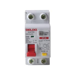 DELIXI(德力西)DZ47sLES系列小型漏电保护断路器DZ47sLES 上进线 1P+N（N极直通） D型 40A 50mA DZ47SLES1D40R50'【价格 采购 图片】-立创 ...