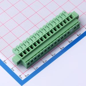 WJ15EDGKAM-3.81-16P-14-00A中文资料_最新报价_数据手册下载_KANGNEX(康奈克斯电气)-插拔式接线端子-立创商城