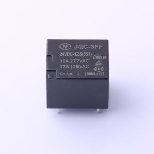 JQC-3FF/024-1ZS(551)中文资料_最新报价_数据手册下载_HF(宏发)-功率继电器-立创商城