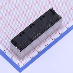 HC-RJ45-5224-4-4中文资料_最新报价_数据手册下载_HCTL(华灿天禄)-以太网连接器(RJ45 RJ11)-立创商城