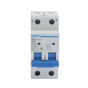 CHNT(正泰)塑料外壳式断路器NB1-63DC 2P C6A DC500V 6kA(R)【价格 采购 图片】-立创MRO工业品