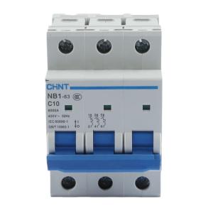 CHNT(正泰)小型断路器NB1-63 3P C10 6KA(R)【价格 采购 图片】-立创MRO工业品