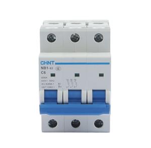 CHNT(正泰)小型断路器NB1-63 3P C6 6kA(R)【价格 采购 图片】-立创MRO工业品