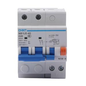 CHNT(正泰)剩余电流动作断路器NB1LE-40 2P C20 30mA【价格 采购 图片】-立创MRO工业品