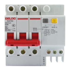 DELIXI(德力西)DZ47sLE小型漏电保护断路器 DZ47sLE 3P+N C 20A 1个【价格 采购 图片】-立创MRO工业品