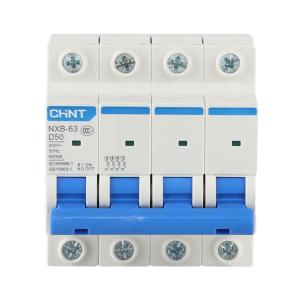 CHINT(正泰)小型断路器NXB-63 4P D50A【价格 采购 图片】-立创MRO工业品