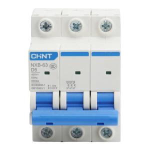 CHINT(正泰)小型断路器NXB-63 3P D6A【价格 采购 图片】-立创MRO工业品