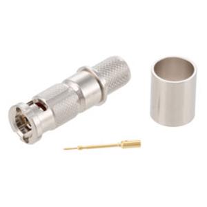 12G SDI HD-BNC 75欧姆BNC公头连接器,压接式/焊杯式,用于 4694R, Belden 1694A, RG6'【价格 采购 图片】-立创MRO工业品