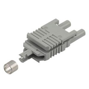Versatile Link灰色双联自锁式连接器,用于1.0mm×2.2mm塑料光纤(POF)'【价格 采购 图片】-立创MRO工业品