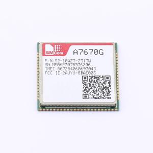 A7670G中文资料_最新报价_数据手册下载_SIMCOM(芯讯通无线科技)-2G/3G/4G/5G模块-立创商城