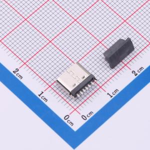 HC-TYPE-C-6P-03D中文资料_最新报价_数据手册下载_HCTL(华灿天禄)-USB连接器-立创商城