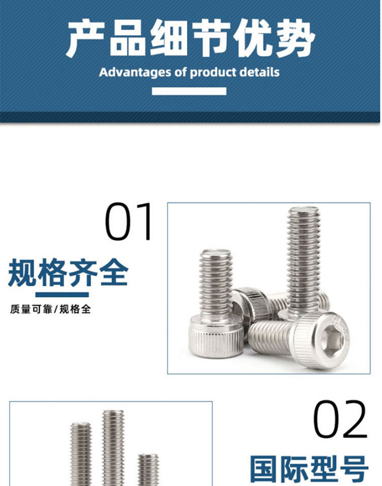 {一整袋100个}冰禹 304不锈钢内六角杯头螺栓DIN912(滚花)圆柱头螺钉平杯螺丝全螺纹M5*12'【价格 采购 图片】-立创MRO工业品