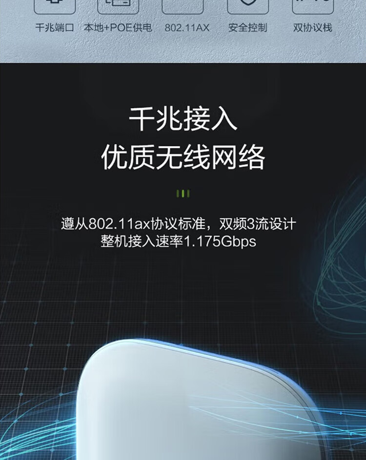 H3C新华三 EWP-WA6320S-E-FIT 千兆双频室内无线AP接入点面板式 wifi6 内置天线【价格 采购 图片】-立创MRO工业品