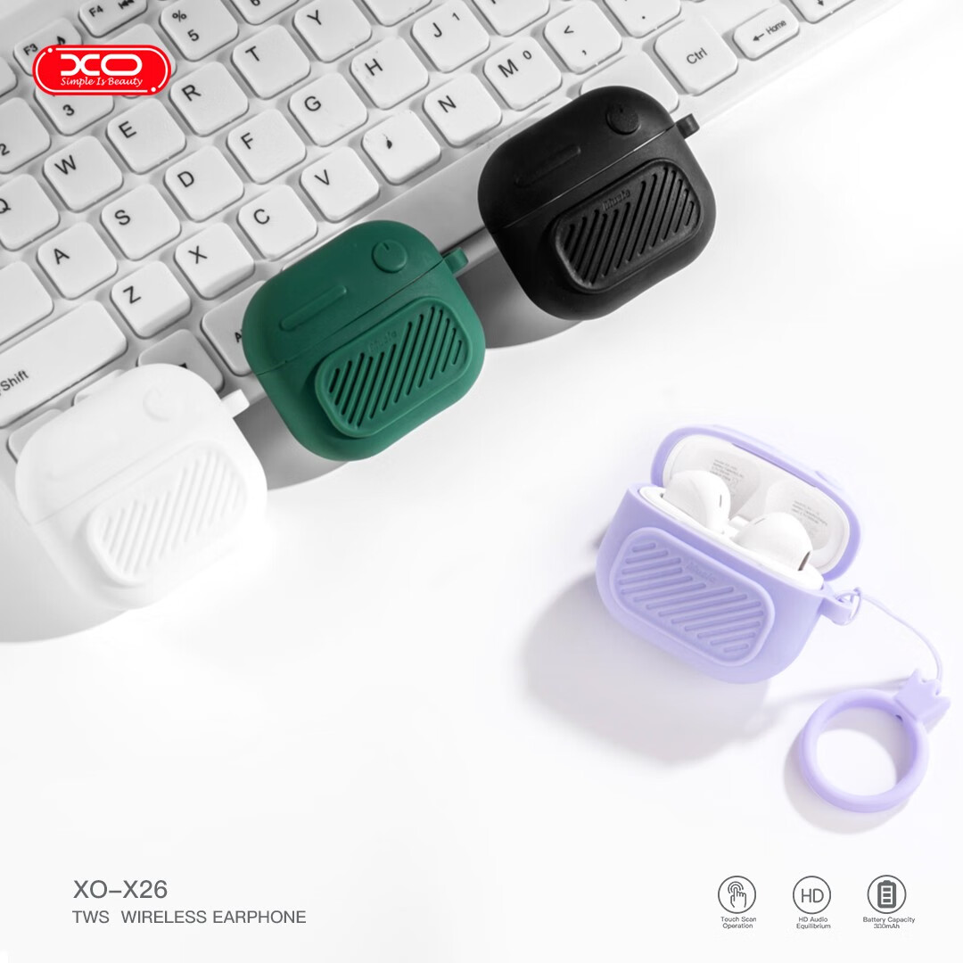 XO-X26 图形TWS蓝牙耳机黑色【价格 采购 图片】-立创MRO工业品