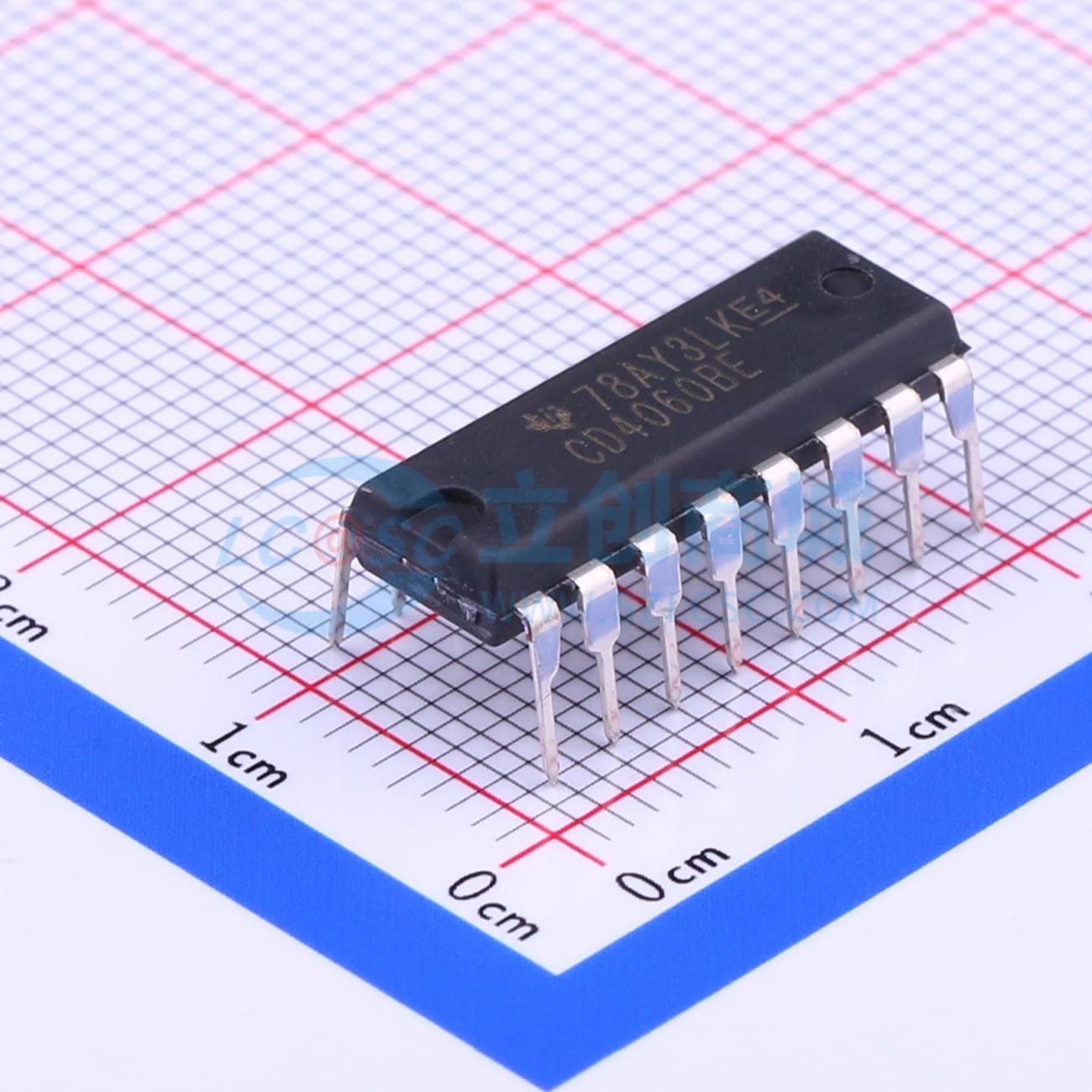 CD4060BE中文资料_最新报价_数据手册下载_TI(德州仪器)-计数器/分频器-立创商城
