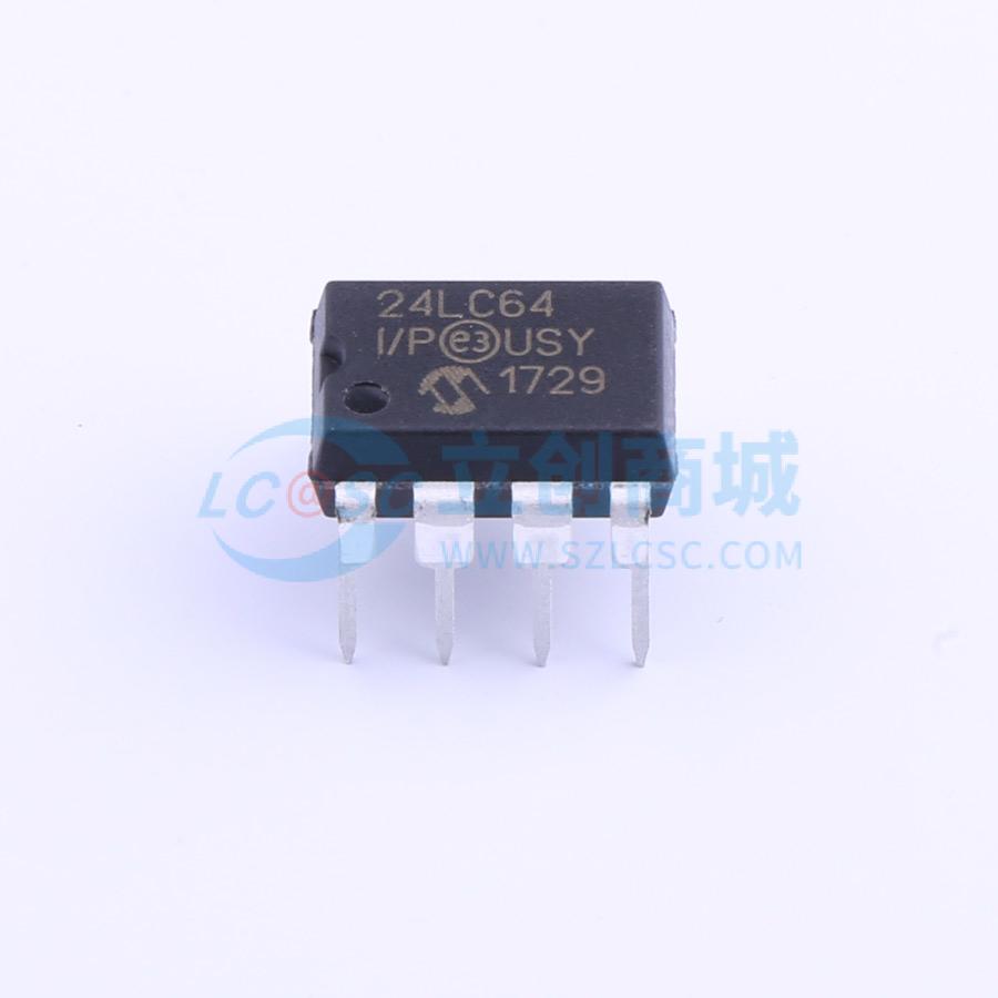 24LC64-I/P_MICROCHIP(美国微芯)_24LC64-I/P中文资料_PDF手册_价格-立创商城