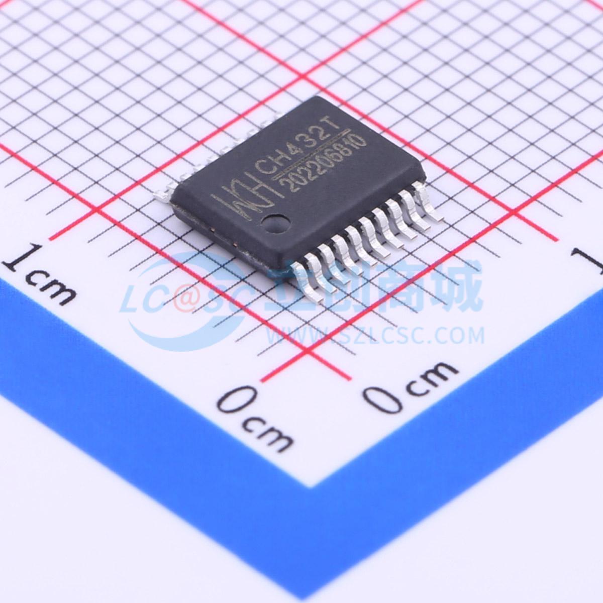CH432T中文资料_最新报价_数据手册下载_WCH(南京沁恒)-总线转UART-立创商城