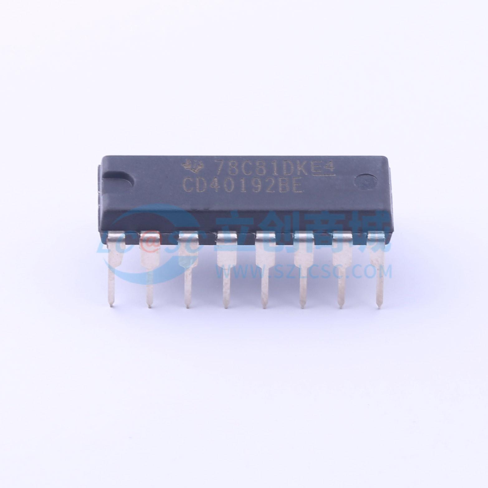 CD40192BE_TI(德州仪器)_CD40192BE中文资料_PDF手册_价格-立创商城