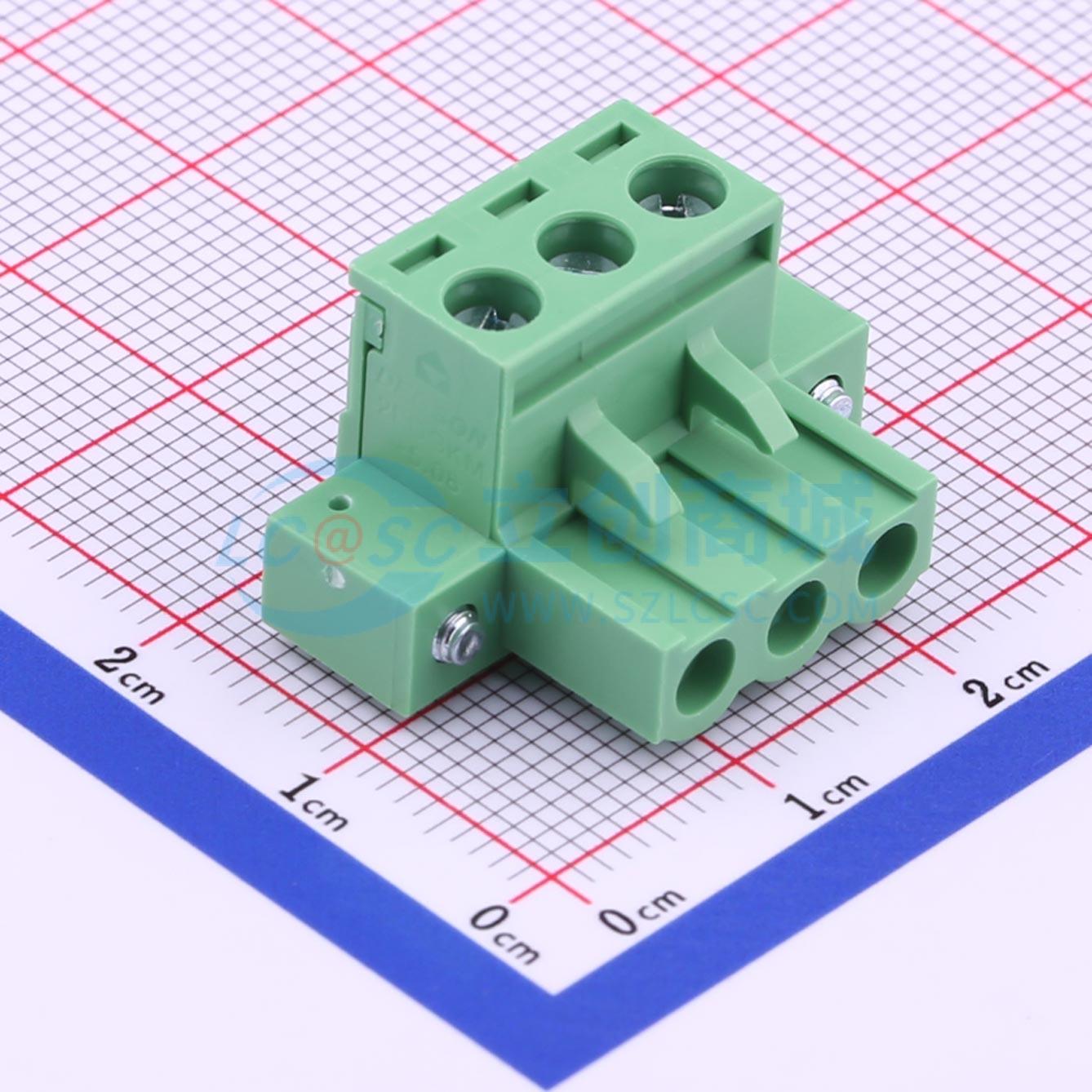 2EDGKM-5.08-03P-14-00A(H)中文资料_最新报价_数据手册下载_DEGSON(高正/高松)-插拔式接线端子-立创商城
