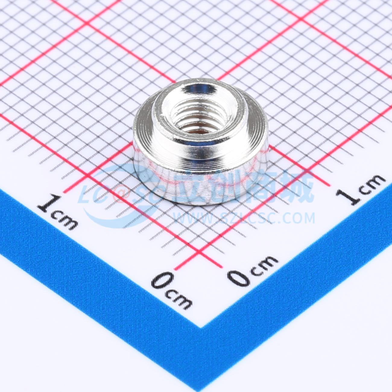 YIYUAN(怡远) 电路板表贴圆螺母柱PCB贴片连接器 M4X3 铜镀锡'【价格 采购 图片】-立创MRO工业品