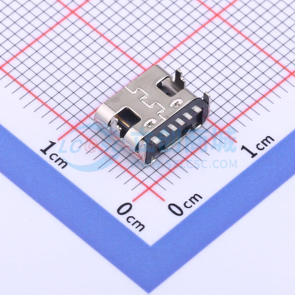 HC-TYPE-C-6P-01A_HCTL(华灿天禄)_HC-TYPE-C-6P-01A中文资料_PDF手册_价格-立创商城