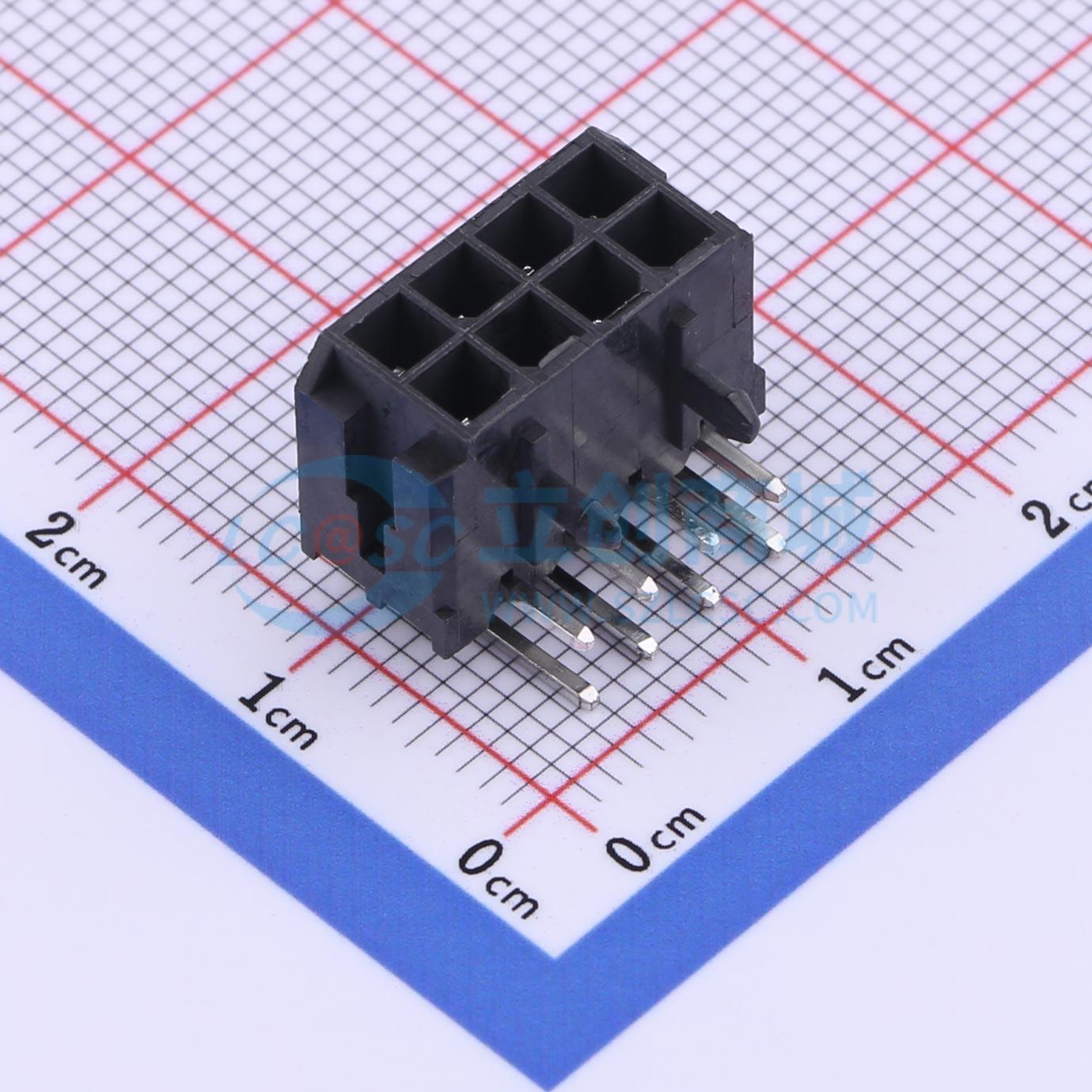 HC-MX3.0-2*4AW中文资料_最新报价_数据手册下载_HCTL(华灿天禄)-线对板针座-立创商城