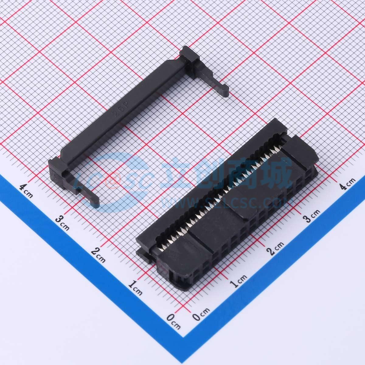 FC-2.54-26P中文资料_最新报价_数据手册下载_ZHOURI(洲日)-IDC刺破式连接器(牛角/简牛)-立创商城