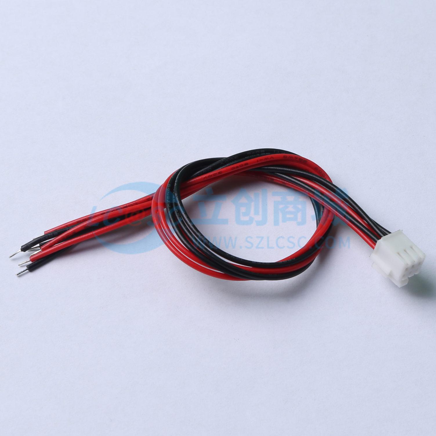 XFCN(兴飞)PHB2.0mm带扣 端子线UL1007#26 红/黑 单头镀锡3.0 L-200mm 2X3P【价格 采购 图片】-立创MRO工业品