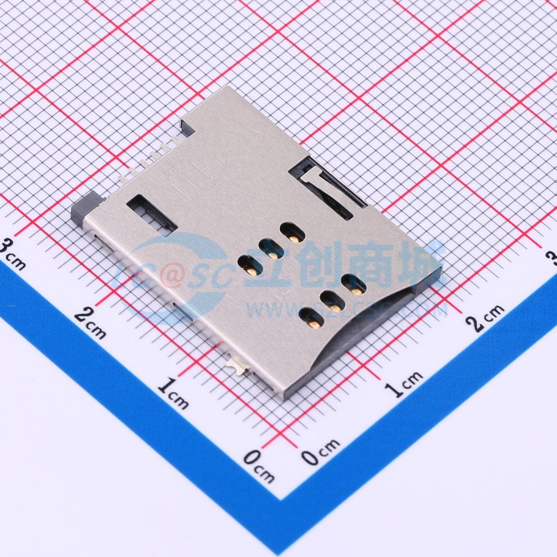 MUP-C749-2中文资料_最新报价_数据手册下载_MUP(德海威)-SIM卡连接器-立创商城