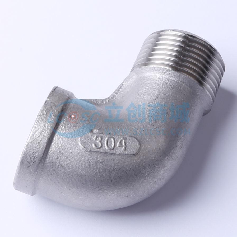 RuiGe(锐阁)不锈钢304内外丝弯头DN20 3/4 BSPT(ZG)-5【价格 采购 图片】-立创MRO工业品