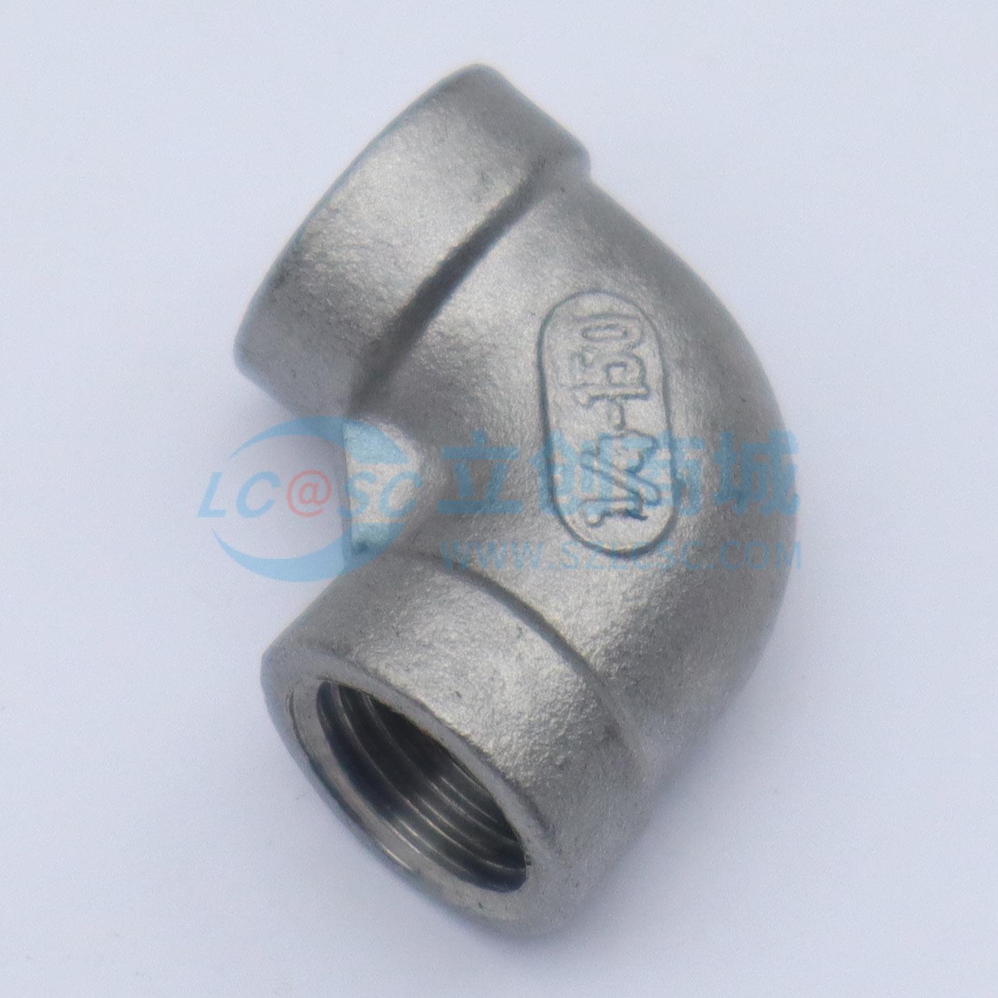 RuiGe(锐阁)不锈钢304内丝弯头DN8 1/4 BSPT(ZG)-1【价格 采购 图片】-立创MRO工业品