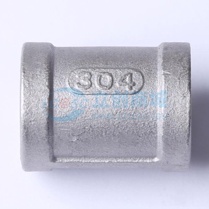 RuiGe(锐阁)不锈钢304管箍/内丝DN15 1/2 BSPT(ZG)-1【价格 采购 图片】-立创MRO工业品