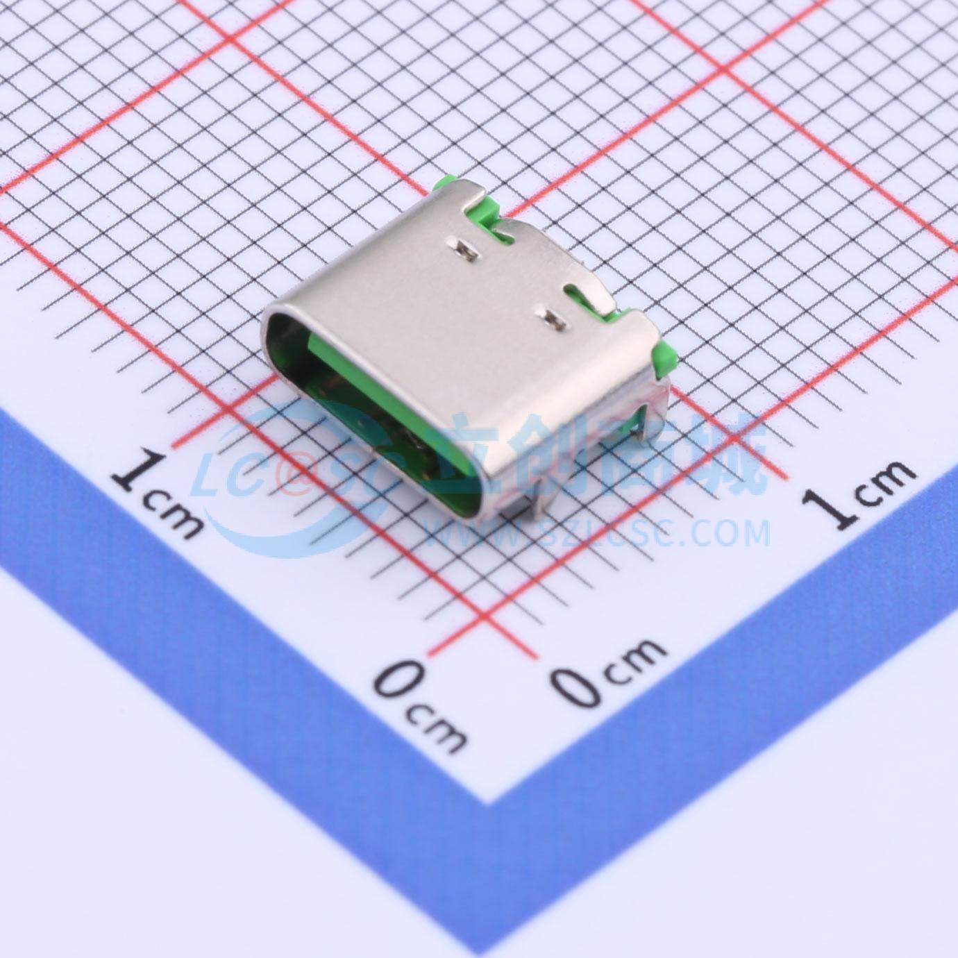 HC-TYPE-C-16P-01A-G中文资料_最新报价_数据手册下载_HCTL(华灿天禄)-USB连接器-立创商城