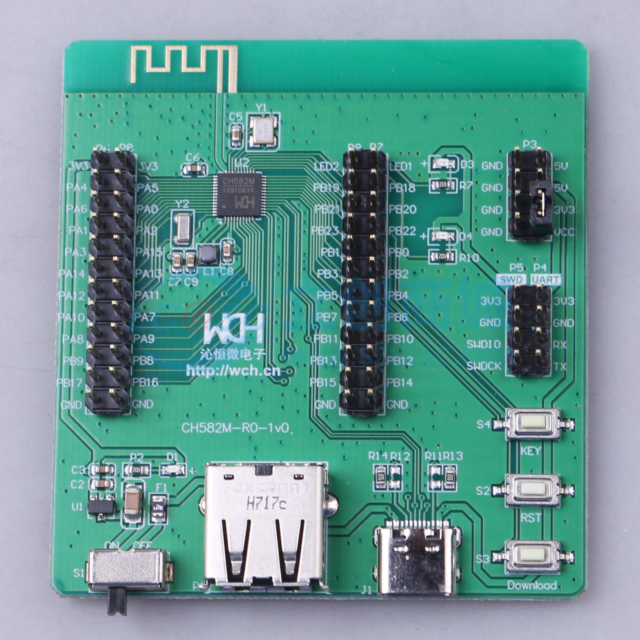 CH582M-EVT中文资料_最新报价_数据手册下载_WCH(南京沁恒)-开发板-立创商城