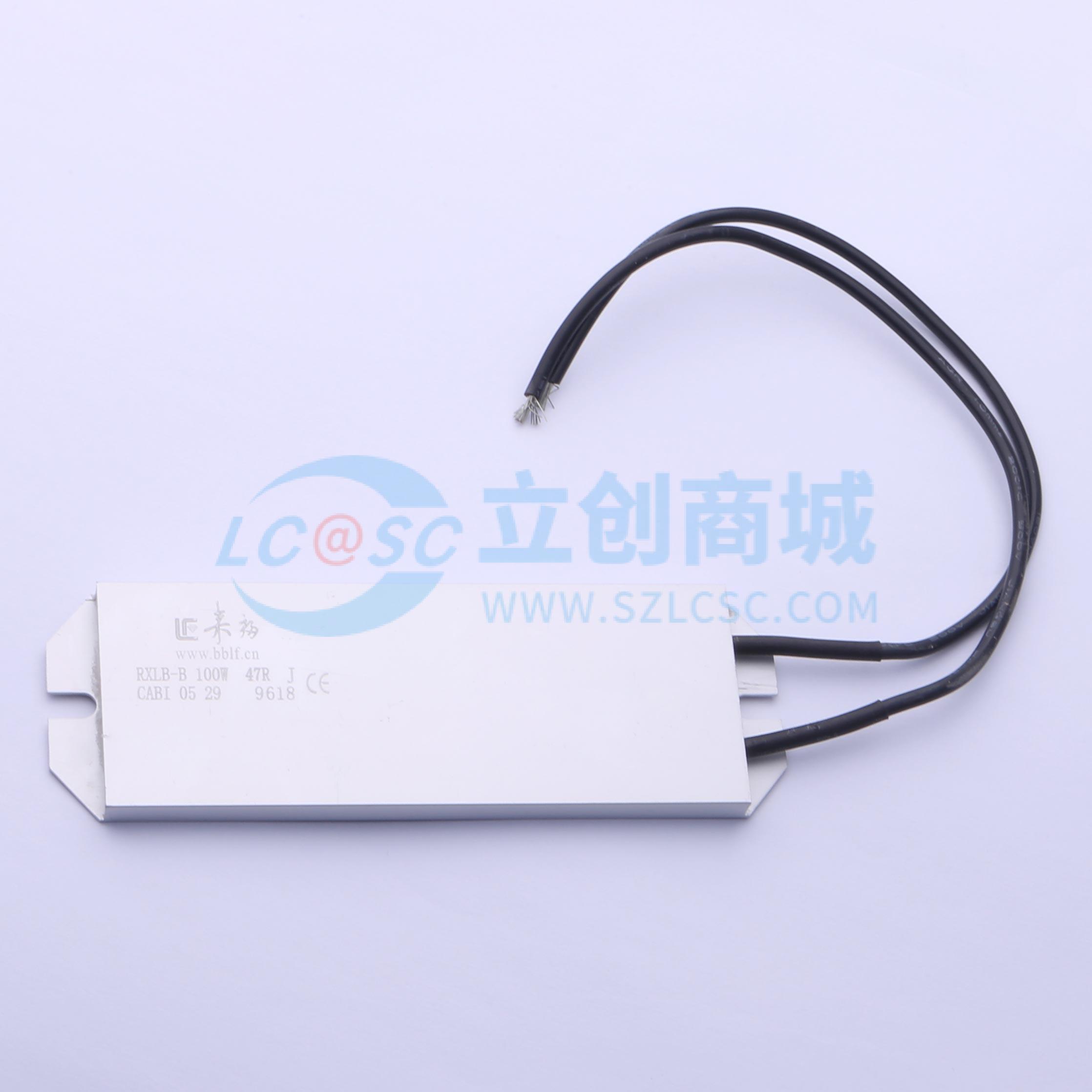 RXLB-B-100W-47R J中文资料_最新报价_数据手册下载_LAIFU(来福)-铝壳/瓷管电阻-立创商城