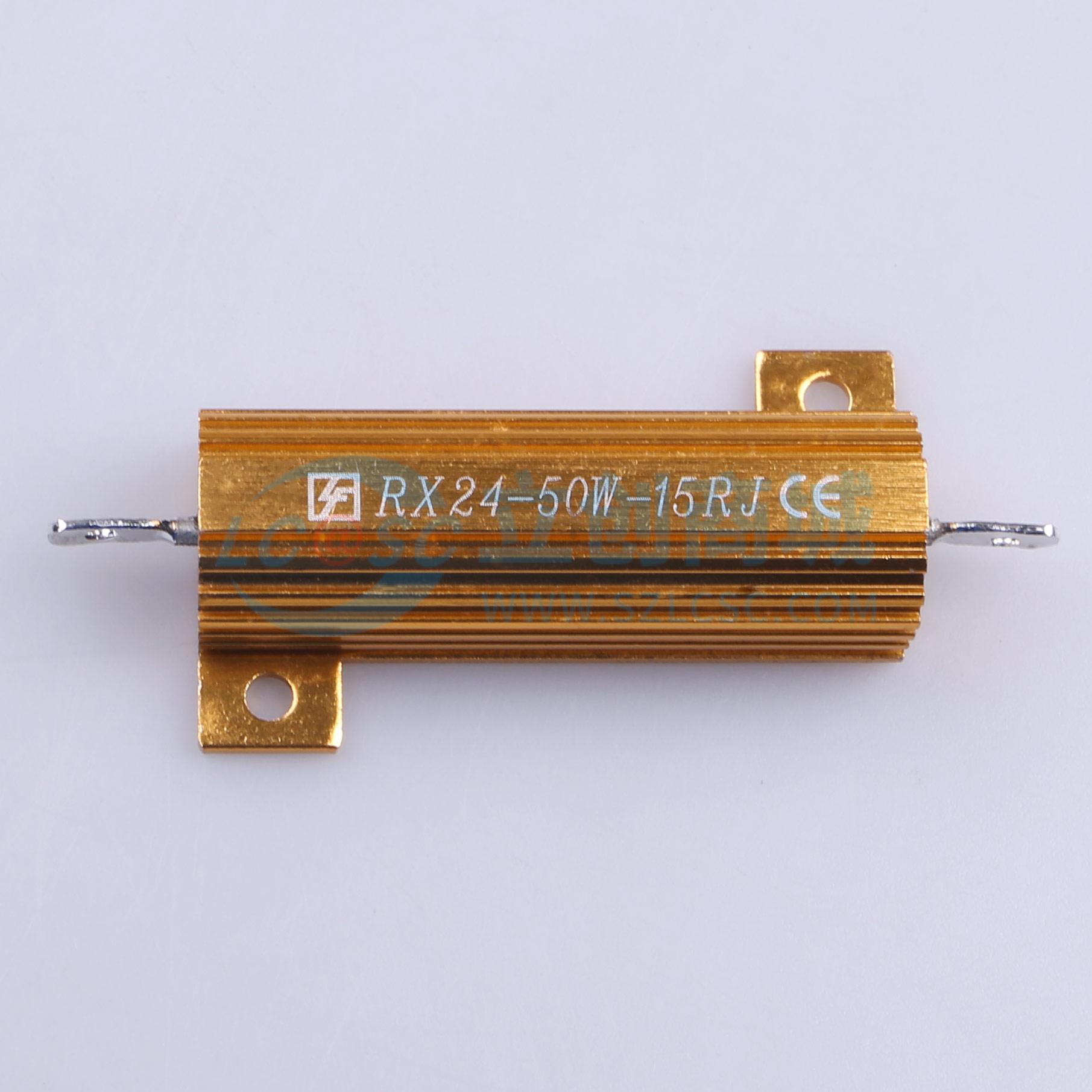 RX24-50W-15R J中文资料_最新报价_数据手册下载_LAIFU(来福)-铝壳/瓷管电阻-立创商城