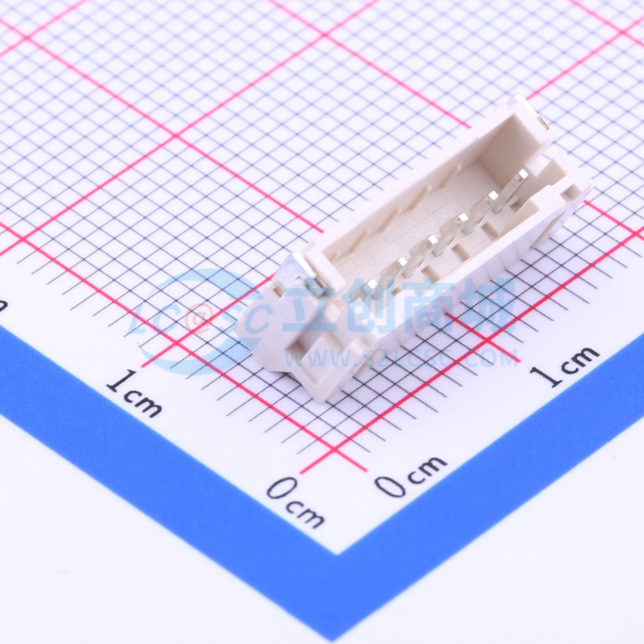 A2001WR-S-6P中文资料_最新报价_数据手册下载_CJT(长江连接器)-线对板针座-立创商城