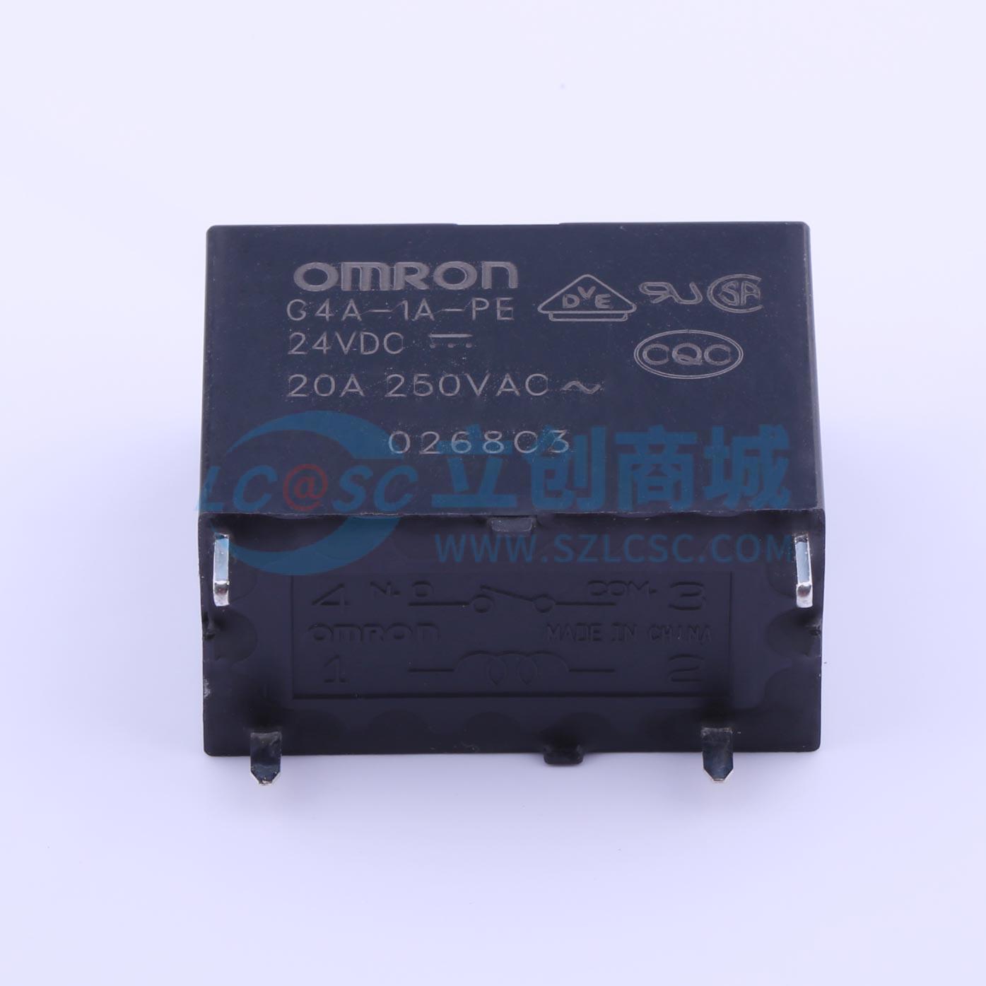G4A-1A-PE DC24_OMRON(欧姆龙)_G4A-1A-PE DC24中文资料_PDF手册_价格-立创商城