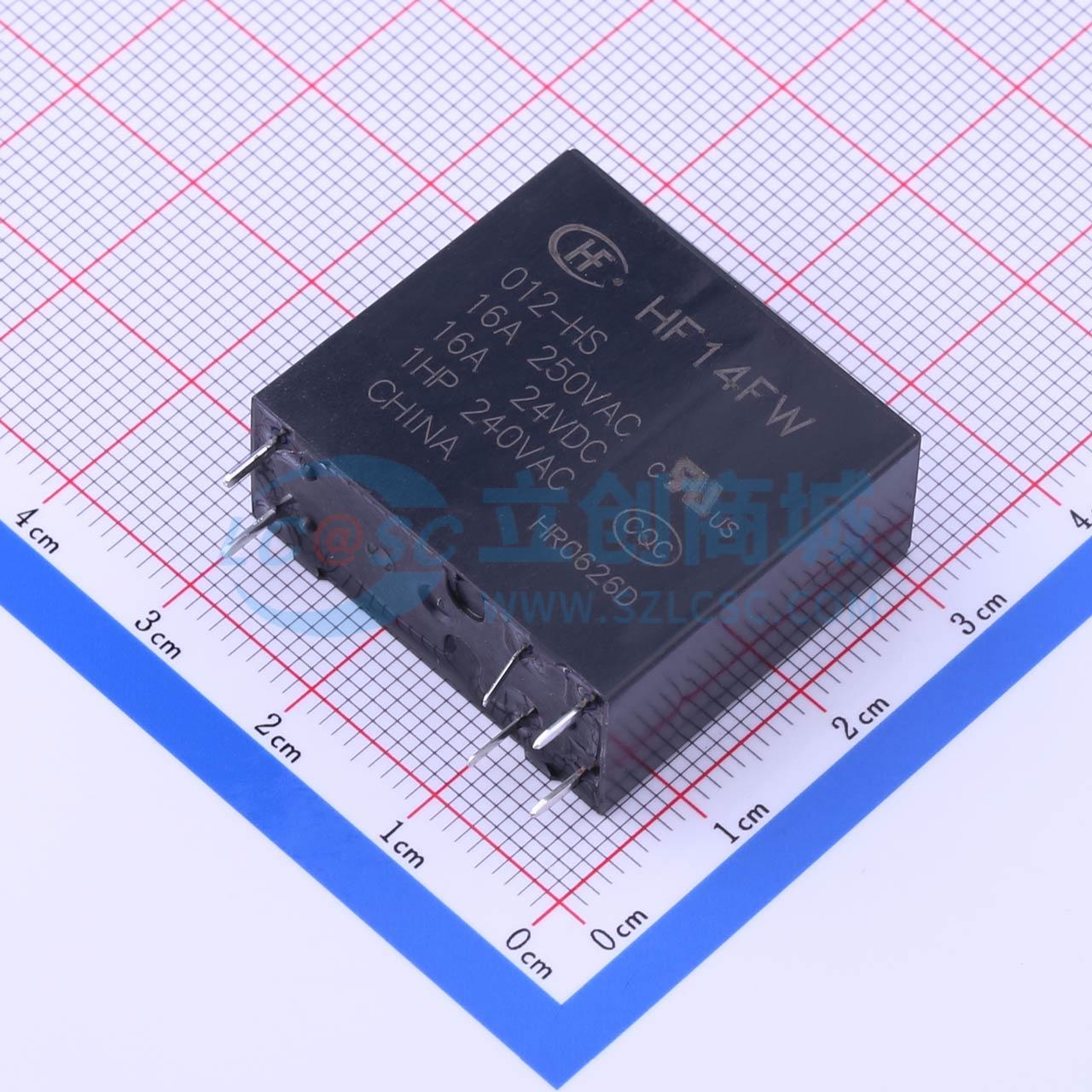 HF14FW-012-HS中文资料_最新报价_数据手册下载_HF(宏发)-功率继电器-立创商城