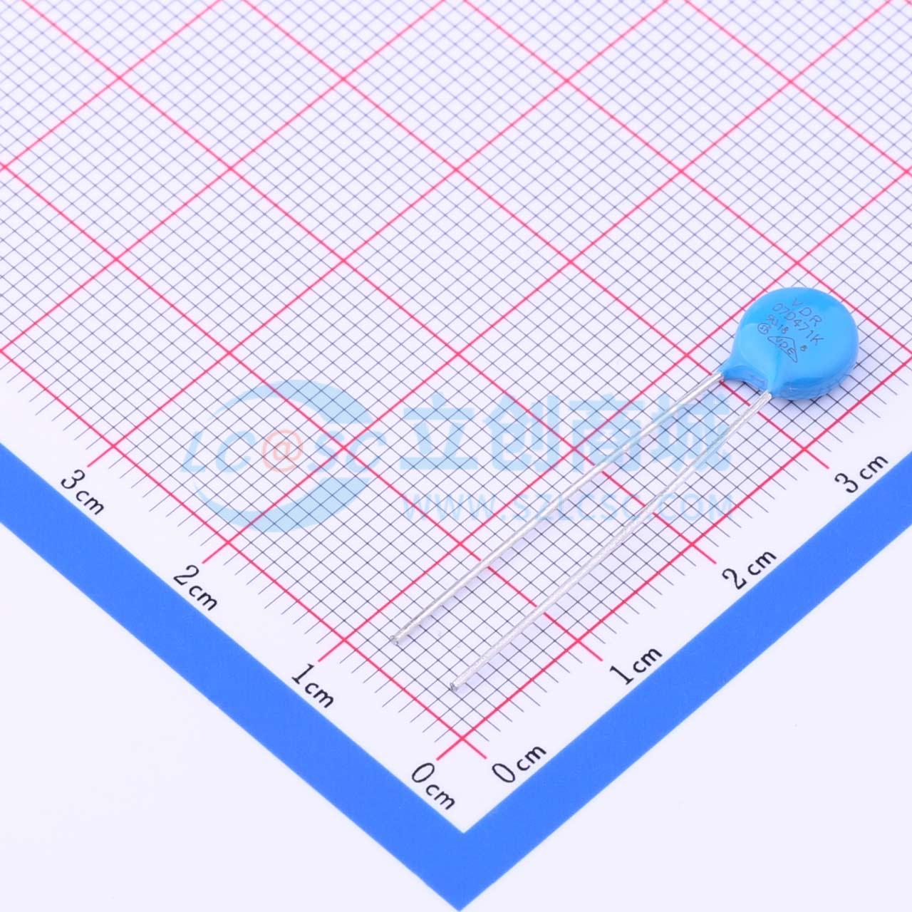 VDR-07D471K中文资料_最新报价_数据手册下载_VDR(嵩隆)-压敏电阻-立创商城
