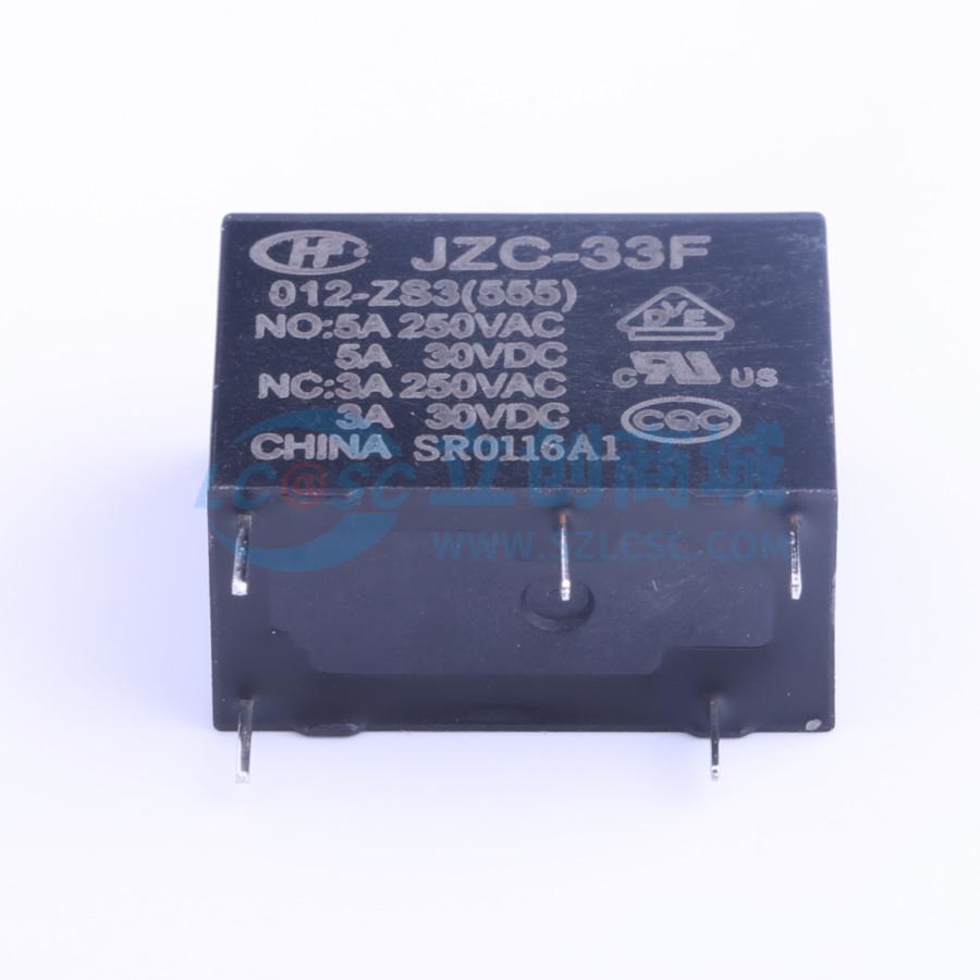 JZC-33F-012-ZS3_HF(宏发)_JZC-33F-012-ZS3中文资料_PDF手册_价格-立创商城