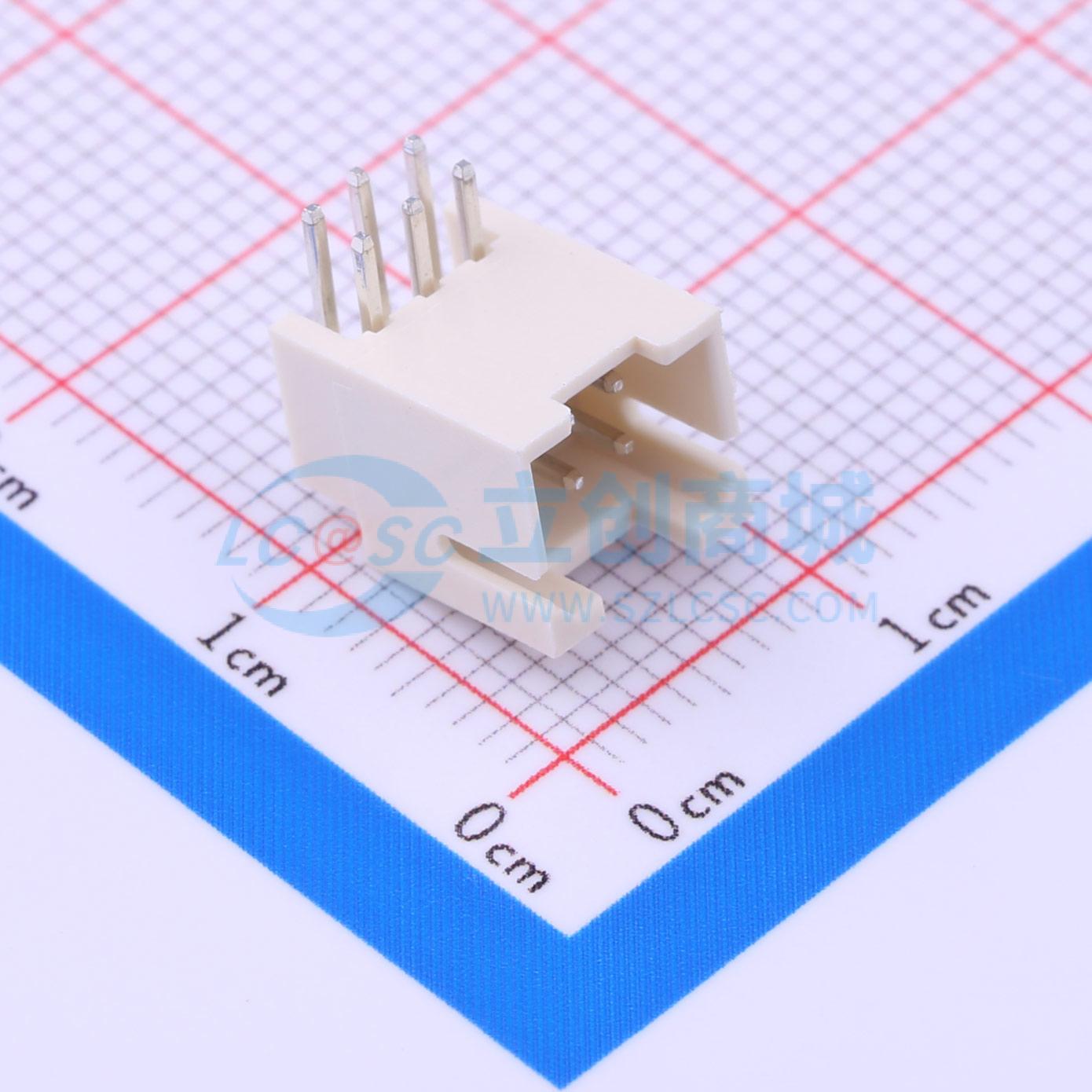 A2008WR-2X3P中文资料_最新报价_数据手册下载_CJT(长江连接器)-线对板针座-立创商城